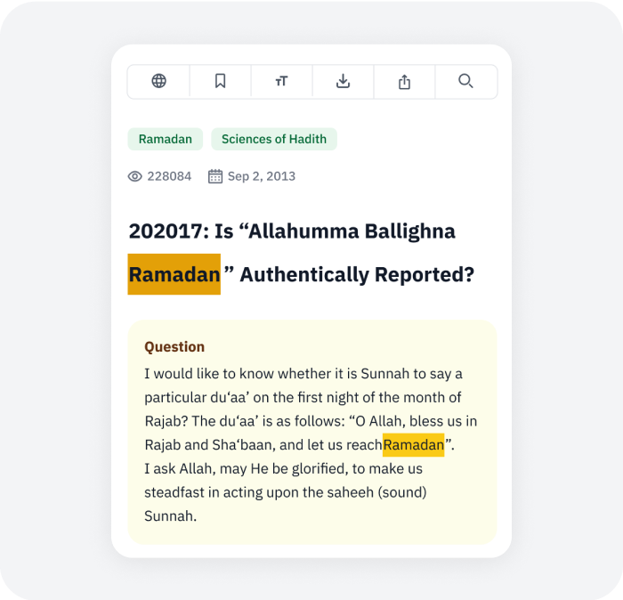 IslamQA new version - Islam Question & Answer
